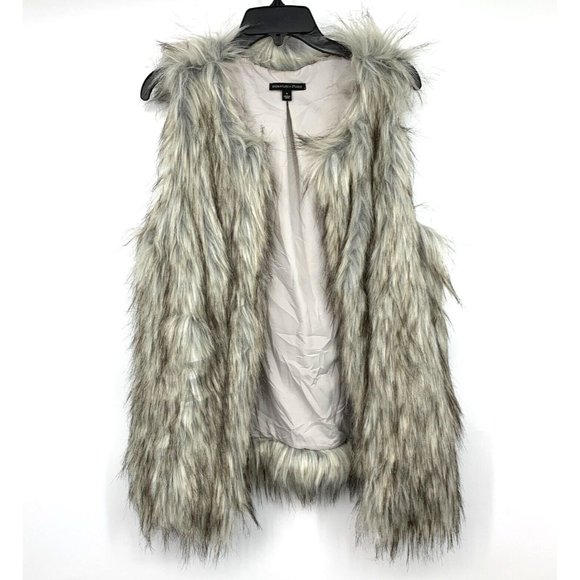 Signature Studio | Jackets & Coats | Signature Studio Vest Faux Fur ...